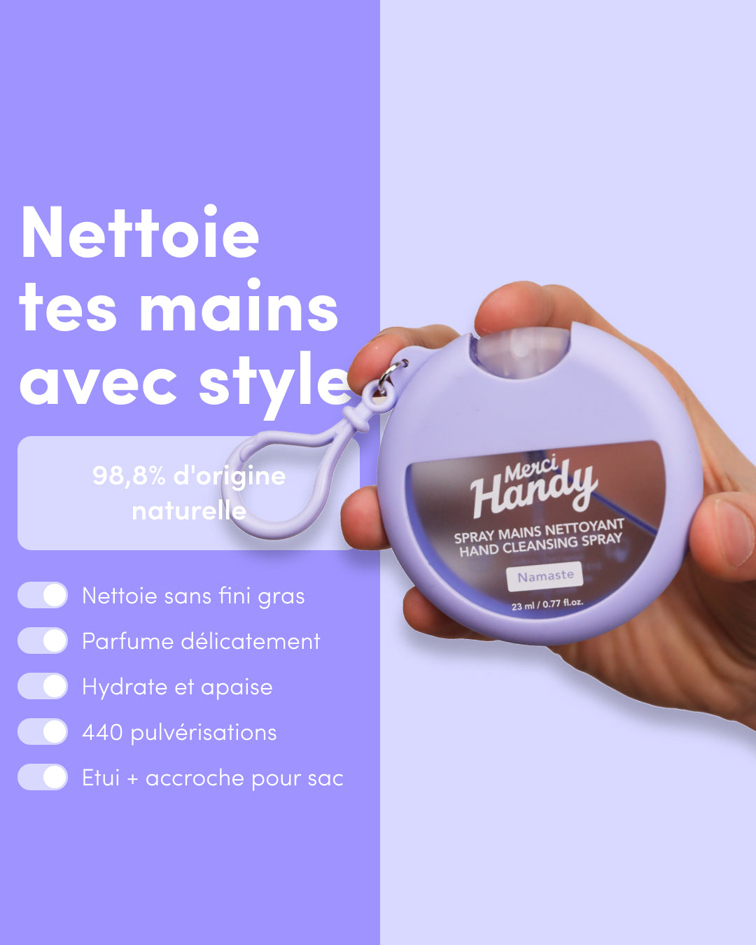 Spray Mains Namaste - Merci Handy – Merci Handy FR